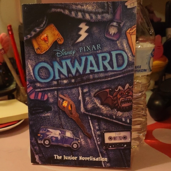 Disney | Other | Disney Pixar Onward Junior Novelization Blue And ...